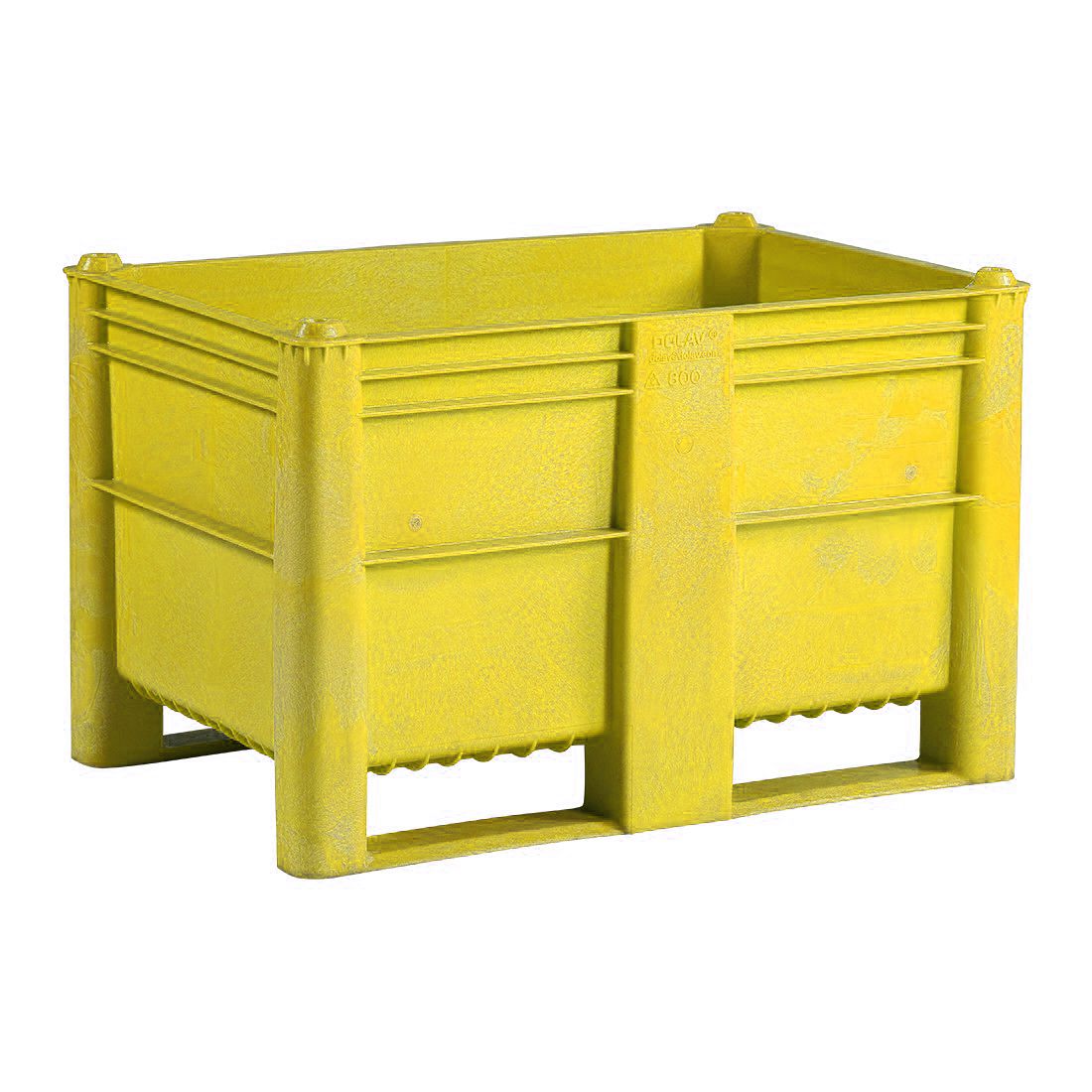32 x 48 x 29 Fixed Wall Bulk Euro Container - Yellow | One Way...