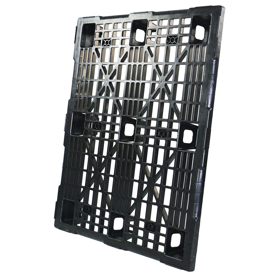 40 x 48 Nestable Mid-Duty Plastic Pallet With Safety Lip | One Way...