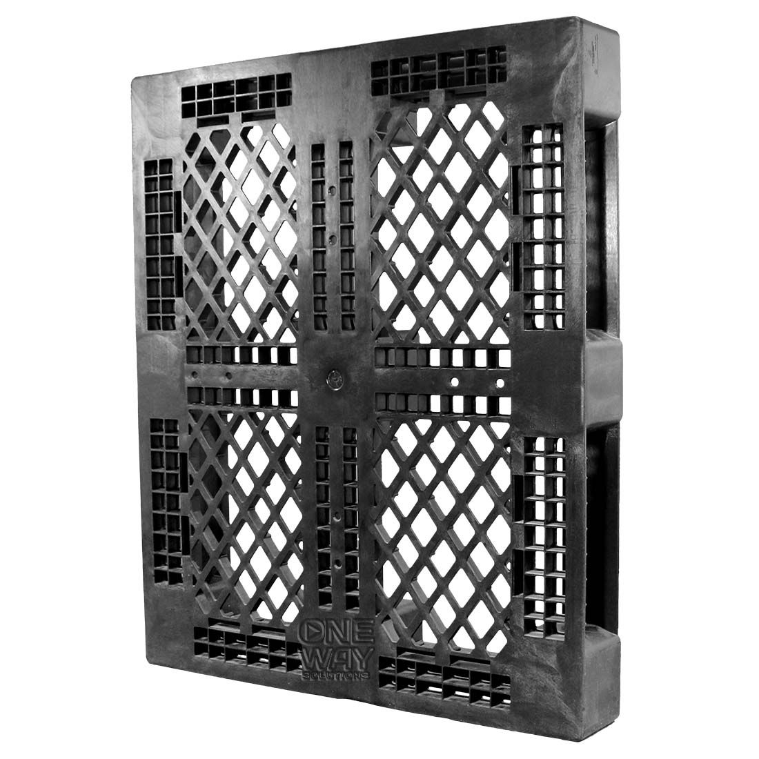 40 x 48 Rackable Picture Frame Plastic Pallet - Black | One Way...
