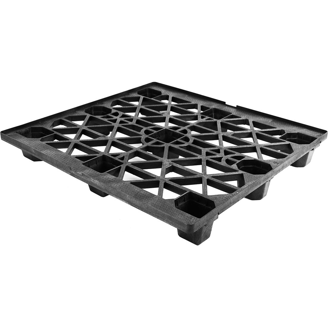45 x 48 Nestable Heavy Duty Plastic Pallet w/ Safety Lip | One Way...