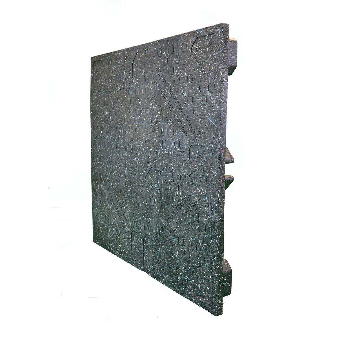 48 x 48 Zeus Solid Deck Stackable Plastic Display Pallet | One Way...
