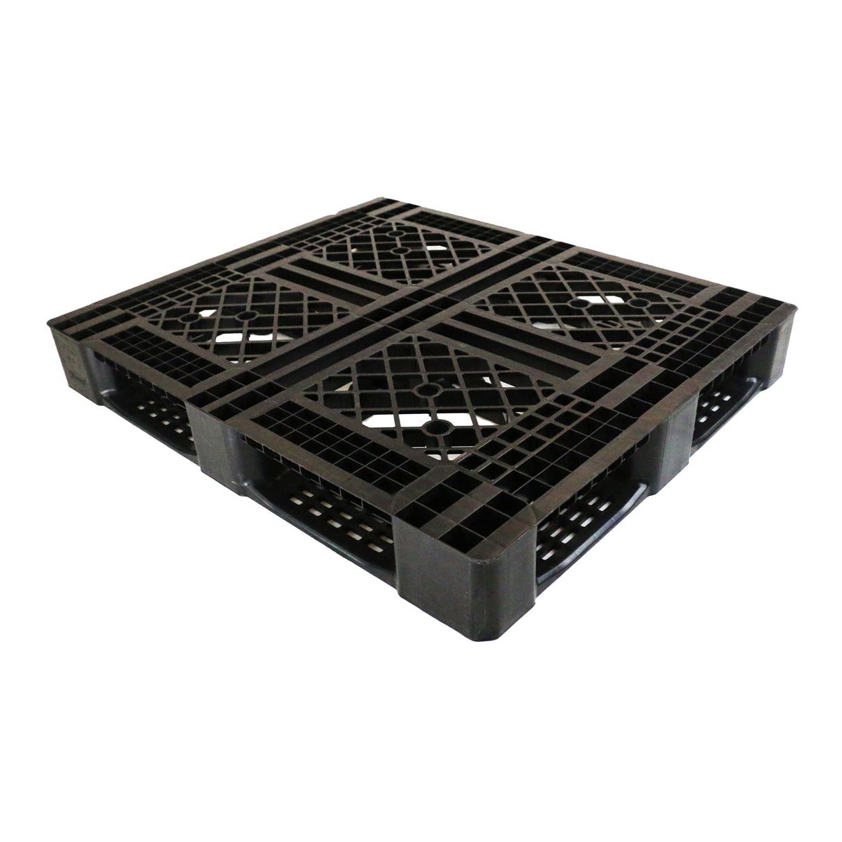 40 x 48 Mid-Duty Stackable Plastic Pallet - 6 Runner | One Way...